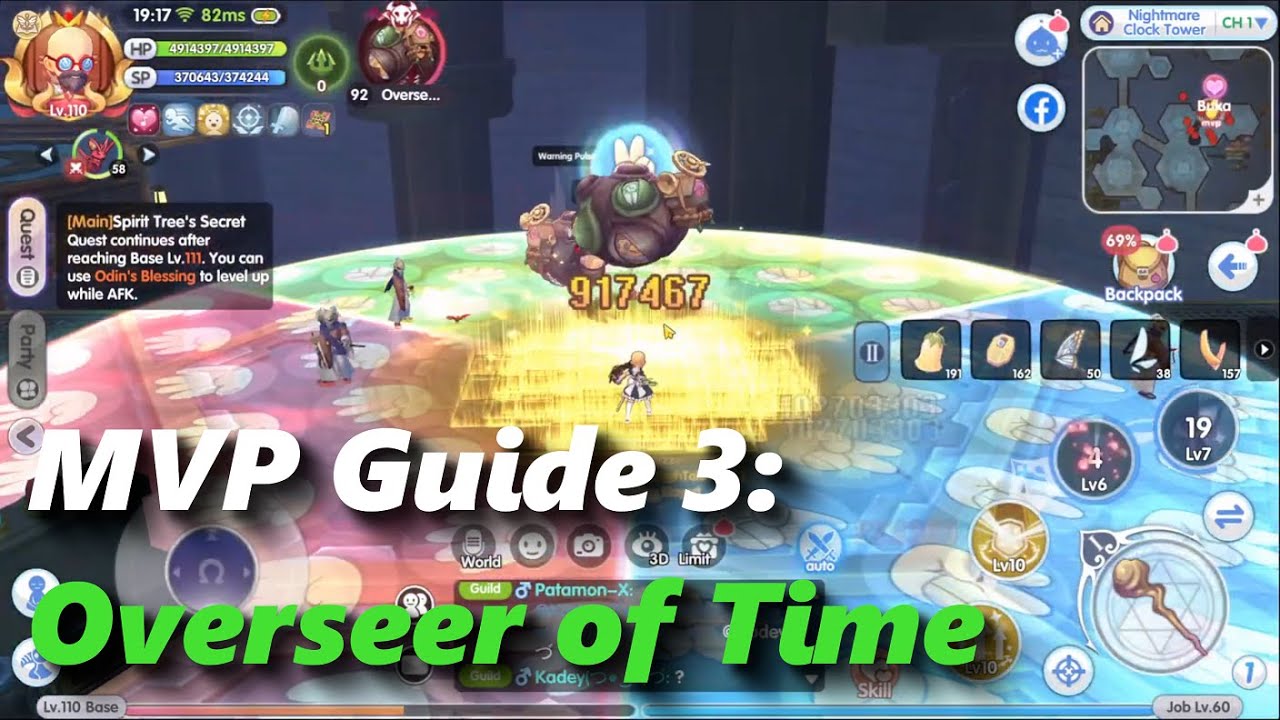 MVP Guide 3: Overseer of Time | rox | Ragnarok X: Next Generation - YouTube