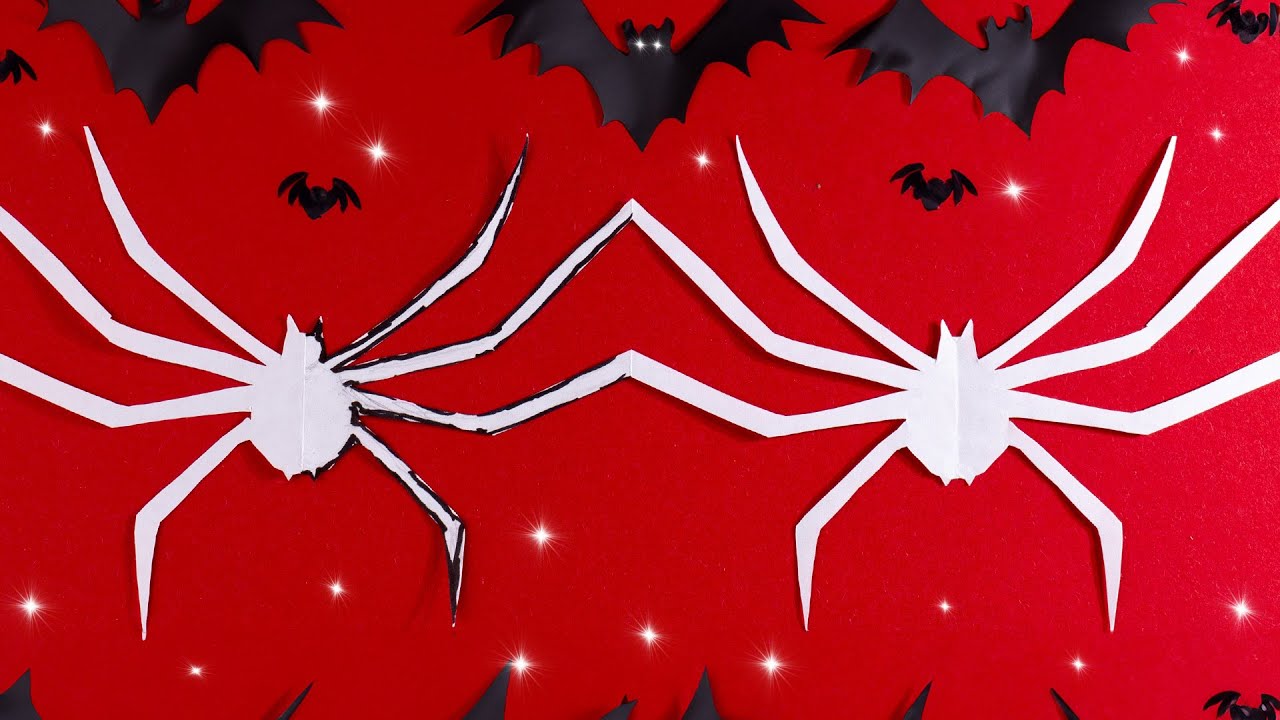 Cutting Paper Art Designs for Decoration for Halloween with scissors 🎃 ...