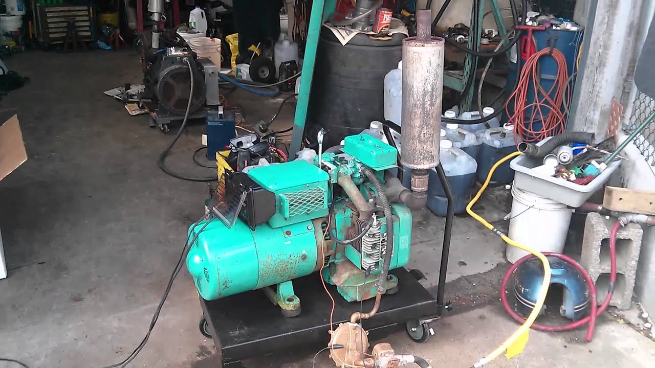 10Kw Onan CCKB running on Natural gas , not as loud as I was expecting ...