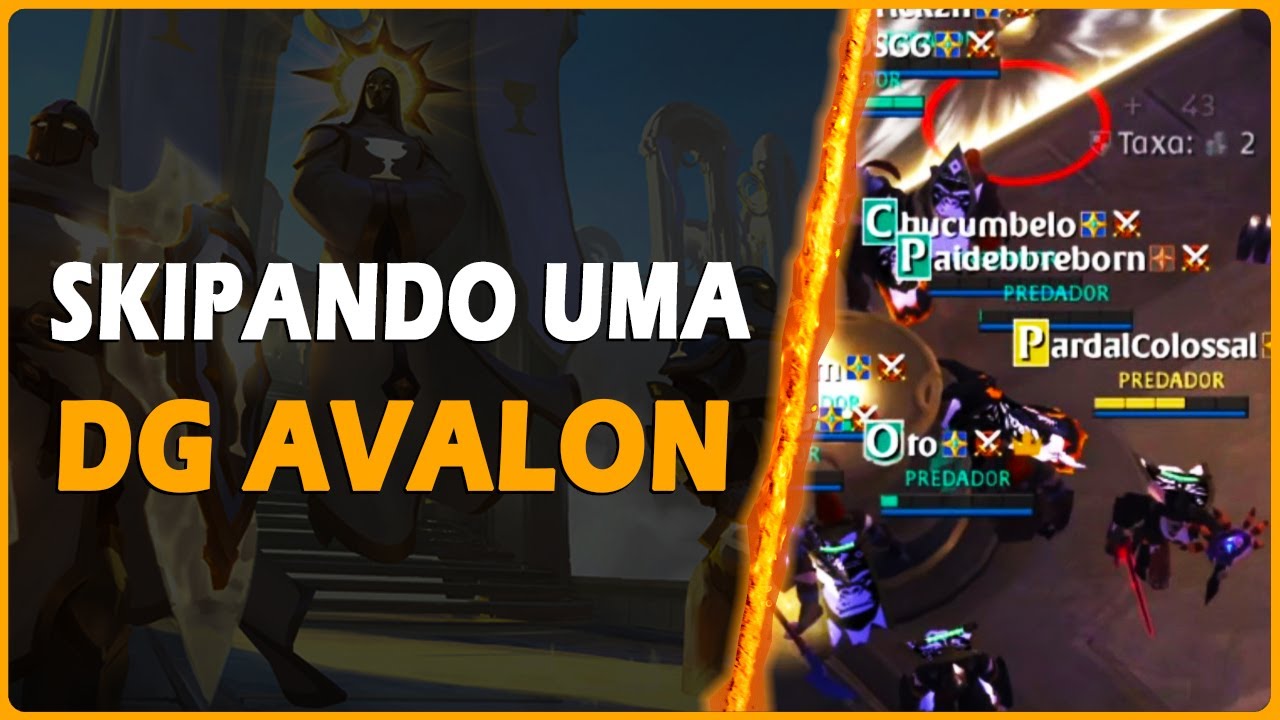 TUTORIAL DE COMO NÃO SKIPAR UMA DG AVALON 🤣 - ALBION ONLINE - YouTube