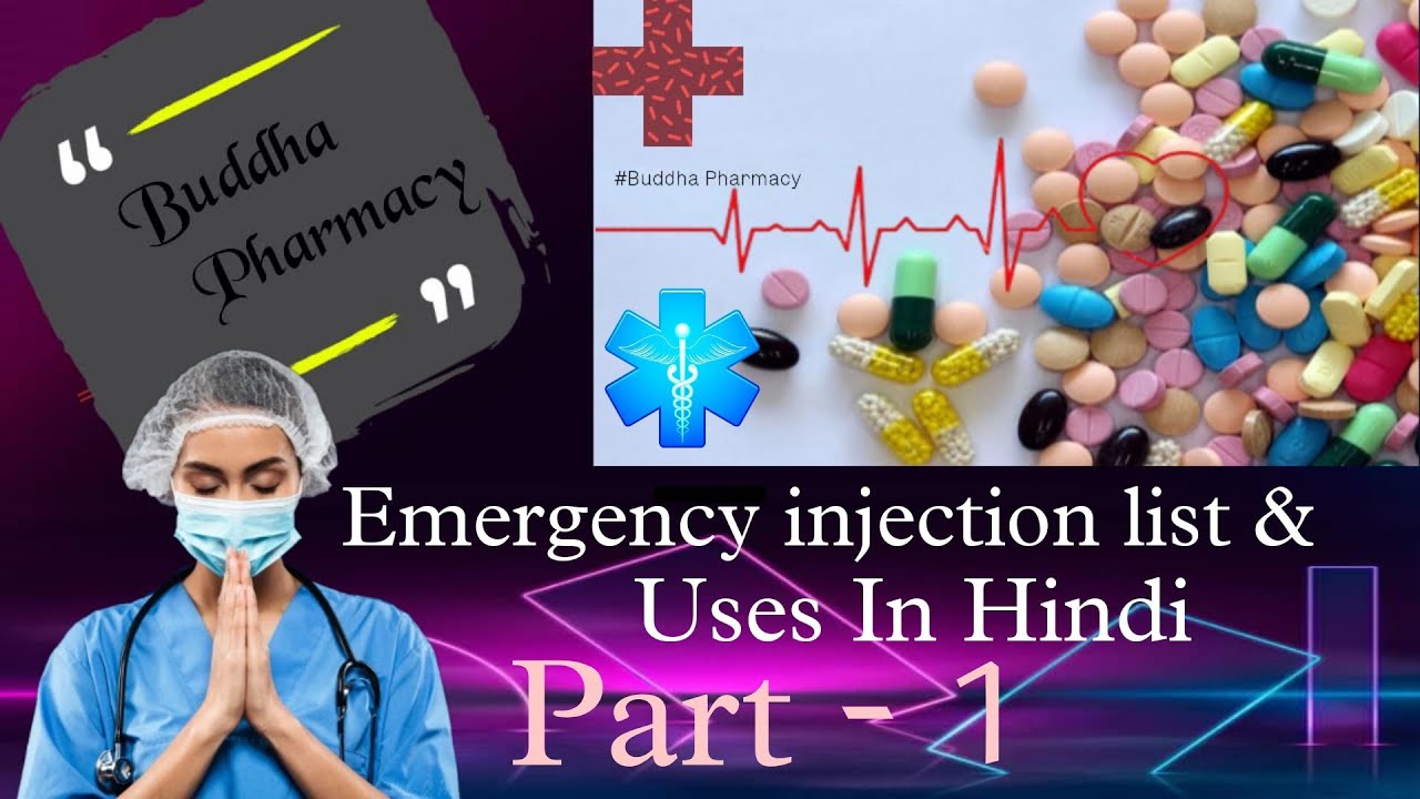 Emergency Injection List uses In Hindi Part 1 Emergency Drugs List emergency-injection-list-uses-in-hindi-part-1-emergency-drugs-list
