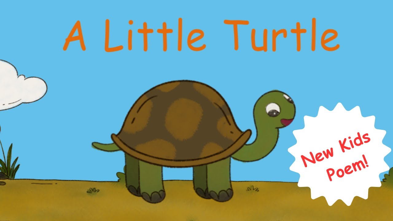 A Little Turtle Kids Poem #alittleturtle #kidspoem #kidssong # ...