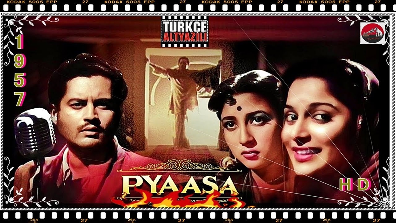 PYAASA (1957 Film) Guru Dutt & Mala Sinha & Waheeda Rehman - HD ...