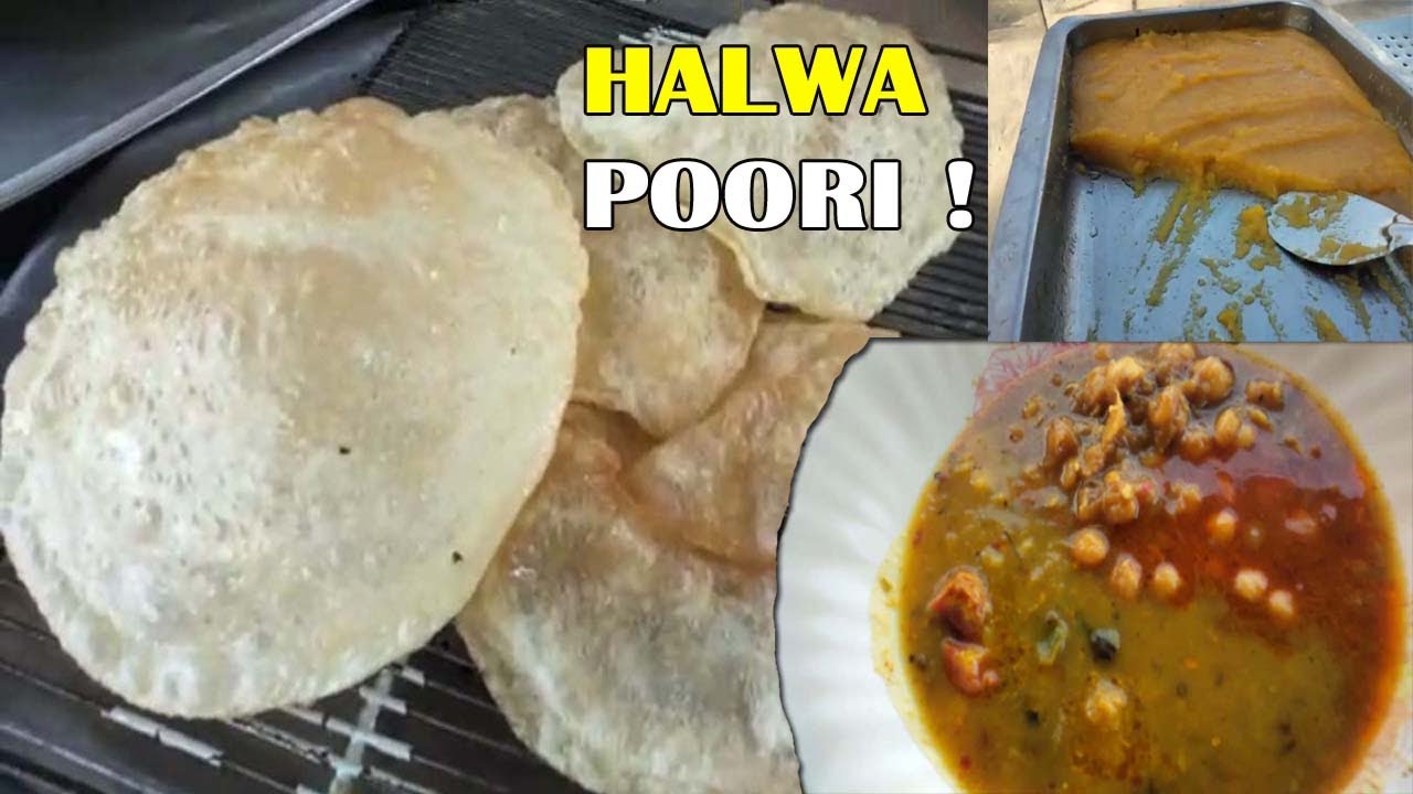 Best Halwa Puri Nashta Of Hyderabad Sindh | Street Food Hyderabad ...