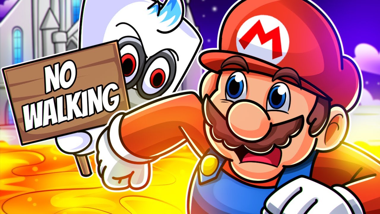 Super Mario Odyssey but Mario can't MOVE - YouTube