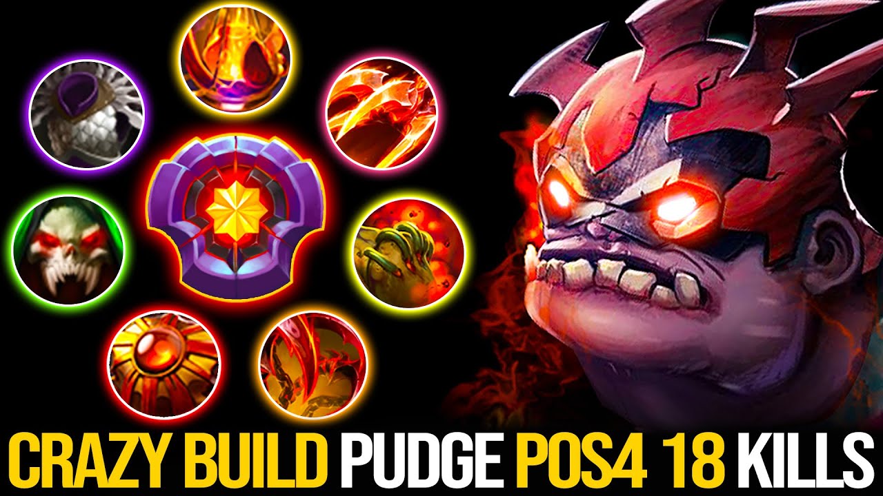 18Kills!!! Master Tier Pudge Pos4 With Crazy Items Build | Pudge ...
