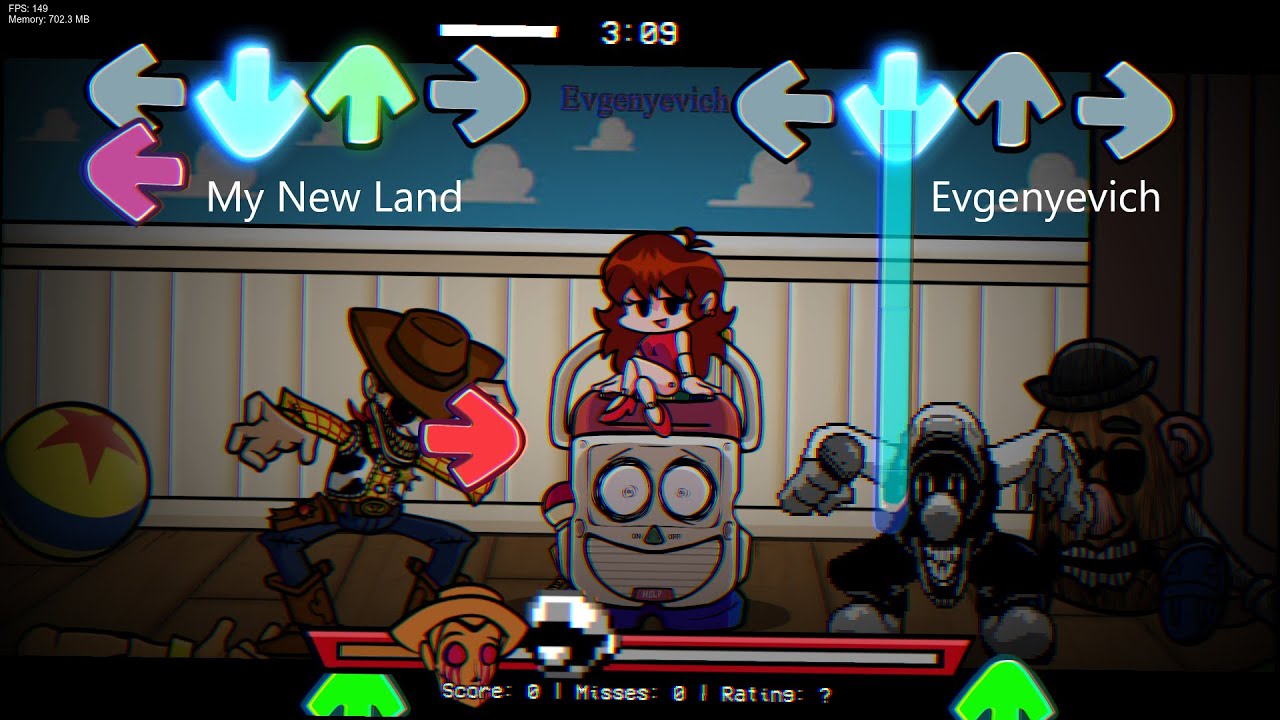 My New Land / My New Plaything but Woody.Exe VS GB V2 sings it (FNF ...