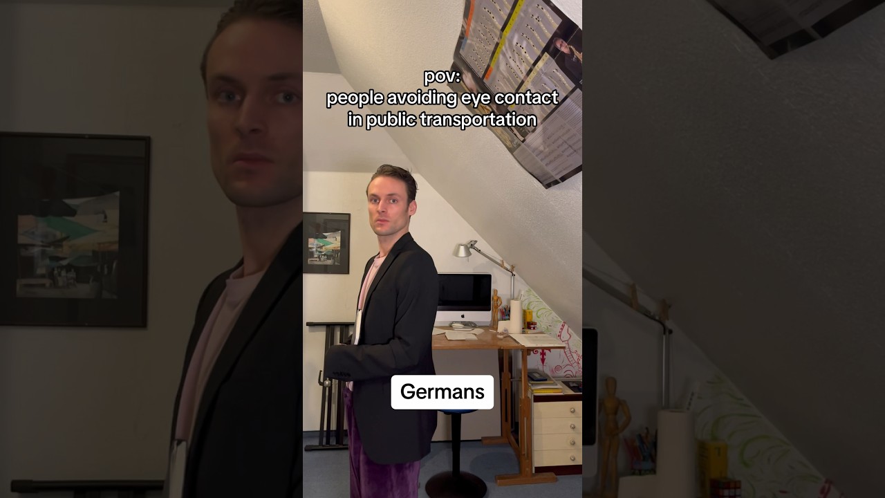 How Germans Stare #Shorts - YouTube