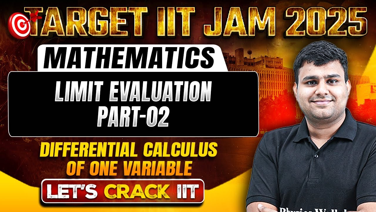 Limit Evaluation Part 2 Differential Calculus Of One Variable Iit Jam Mathematics Iit Jam