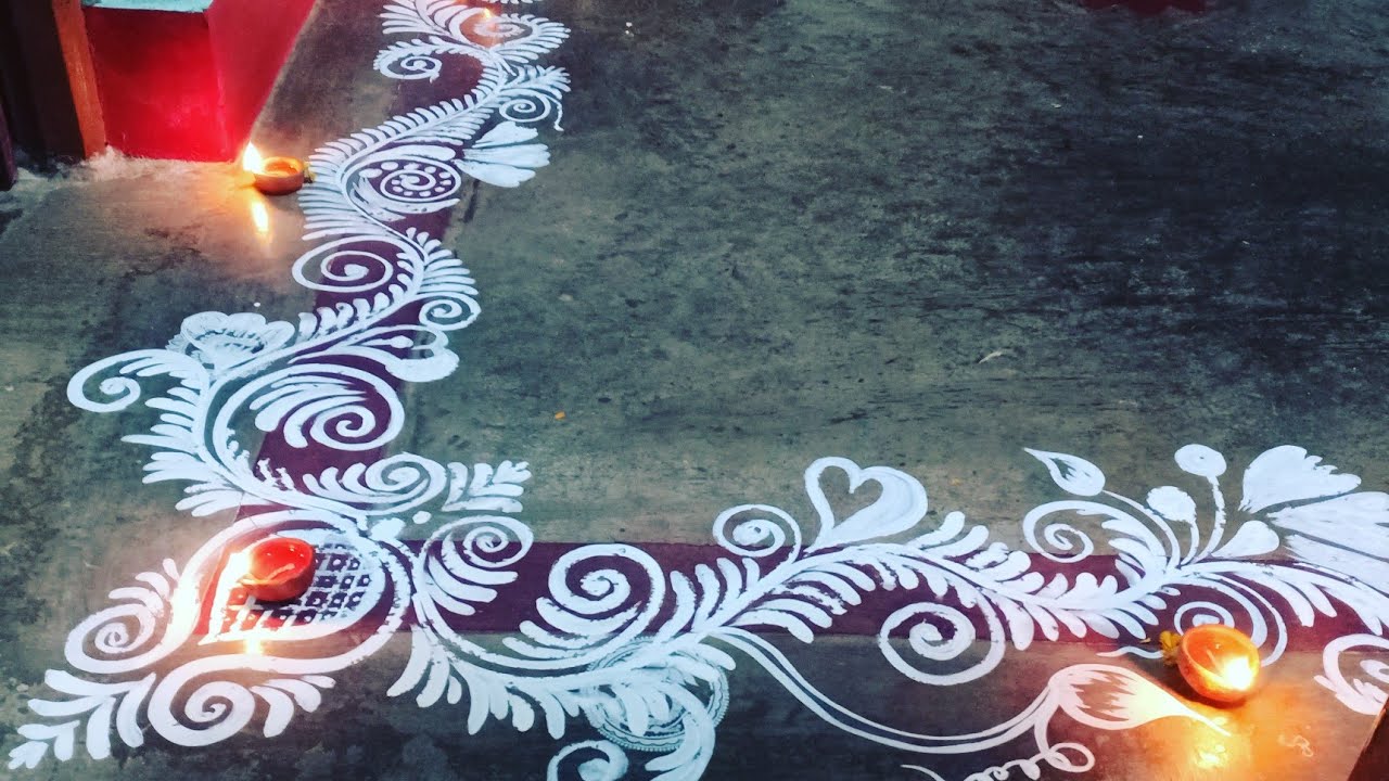 Corner Alpona/jhoti/rangoli/Mugulu/kolam design.#odiajhotichit#Jhoti# ...