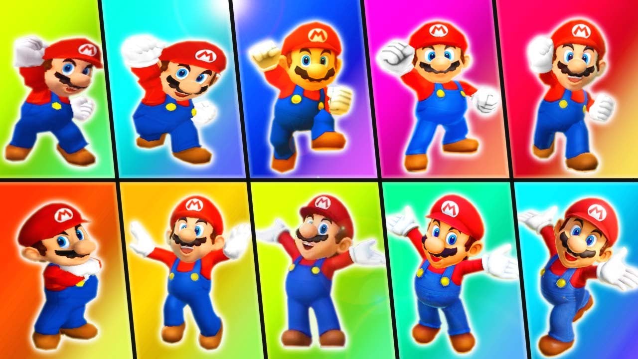 Mario Party Series - All Mario Winning Animations (All Mario Party ...