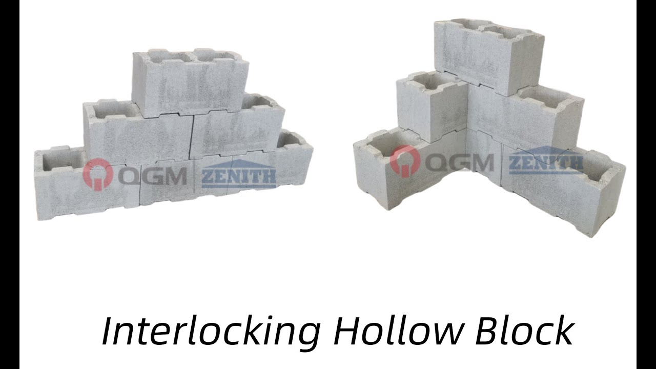 Interlocking Hollow Block Machine in Commissioning 2023 | QGM QT6 Block ...