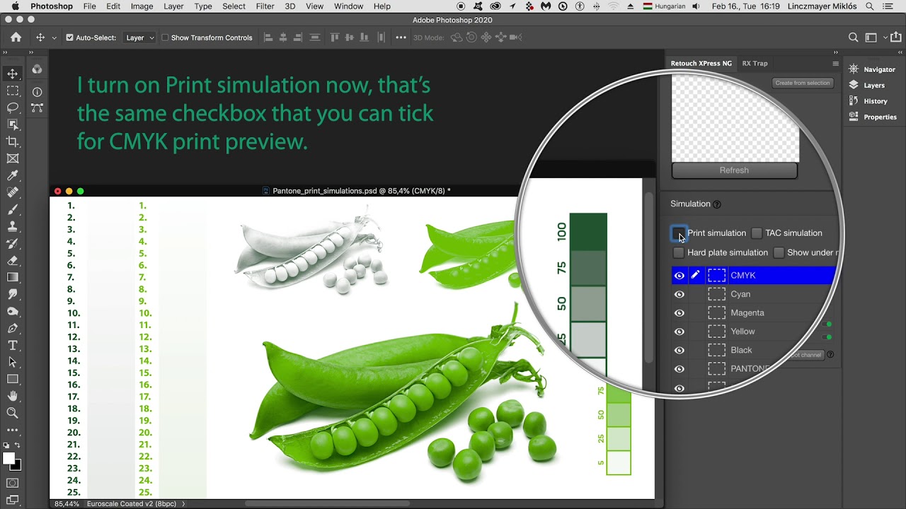 RetouchXPressCC2021 - Tutorial 9 - Spot-Color Print-Preview - YouTube