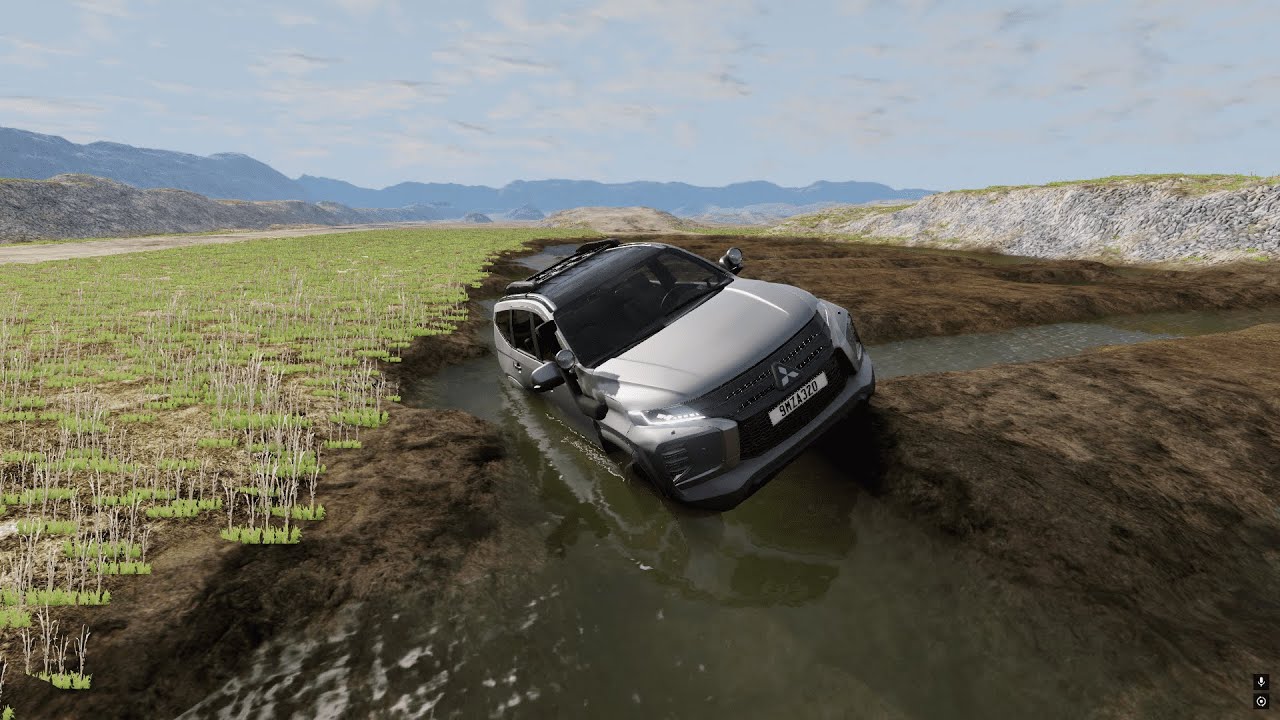 PRACTICE ON THE OFFROAD TRACK BEFORE THE COMPETTION P3 - BeamNG Drive ...