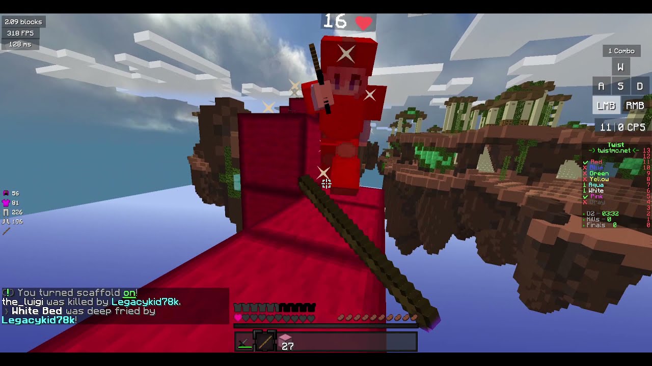 Playing Minecraft Bedwars On Zyph's New Server (TwistMC.net) - YouTube