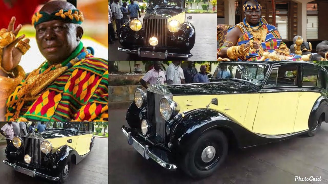 HIS ROYAL MAJESTY OTUMFOUR OSEI TUTU II NEW ROLLS ROYCE ARRIVED TODAY ...