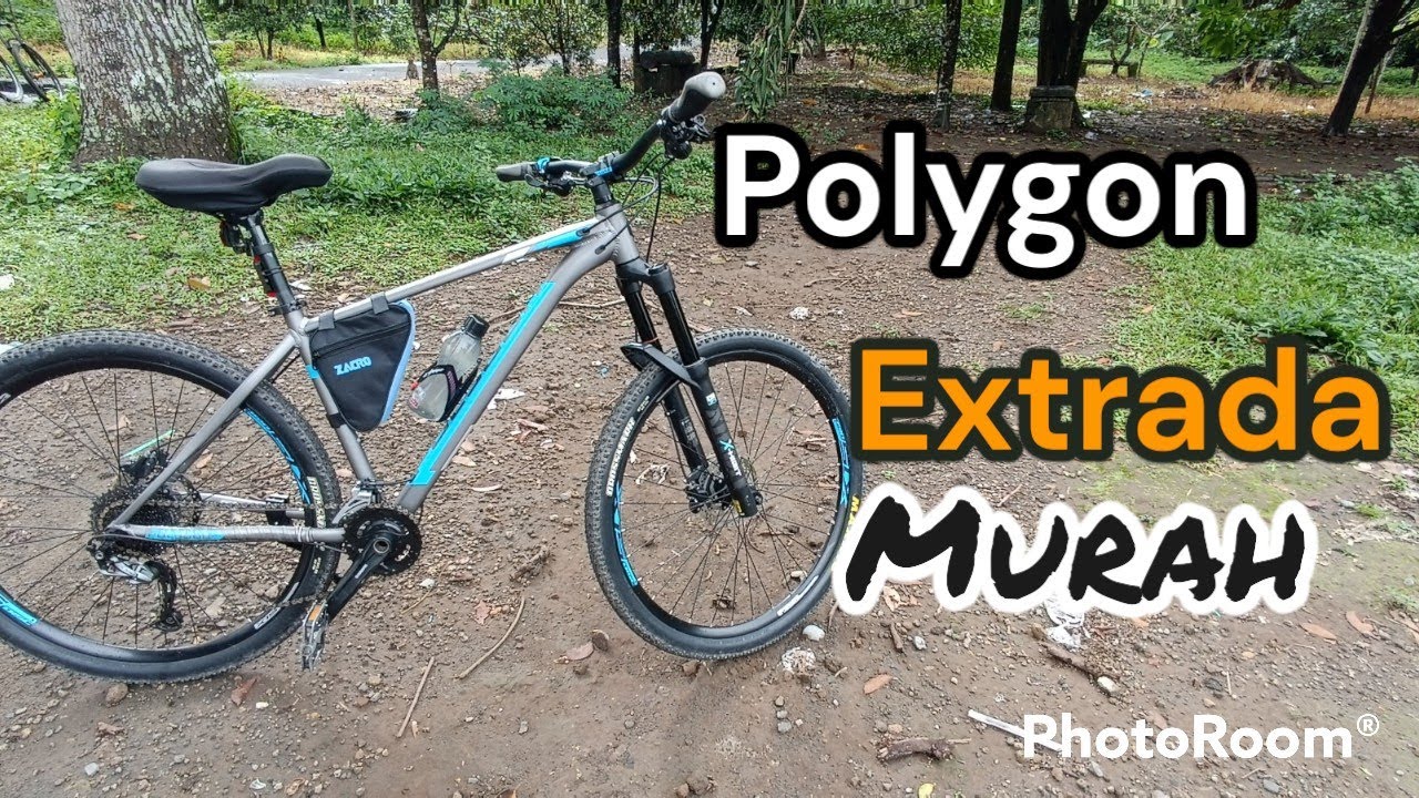 review sepeda polygon extrada murah cuma 4,5 juta fork air - YouTube