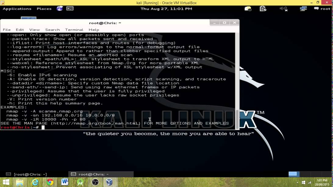 Metasploit - 02 - nmap -sP -O - YouTube