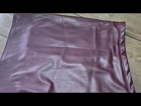 DERİ ETEK  DİKİYORUM 