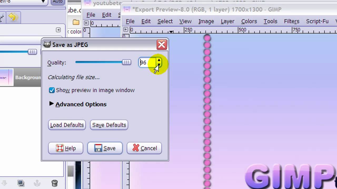 GIMP Save For Web Need To Know Info YouTube GIMP Save For Web Need To Know Info YouTube