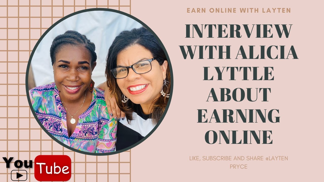 Interview with Alicia Lyttle about Earning Online - YouTube