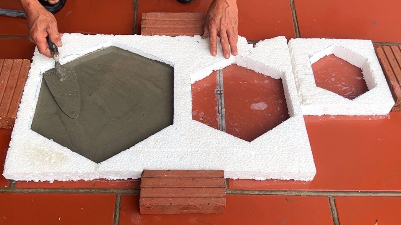 Beautiful Plant Pots Made From Styrofoam And Bricks - simple and unique ...