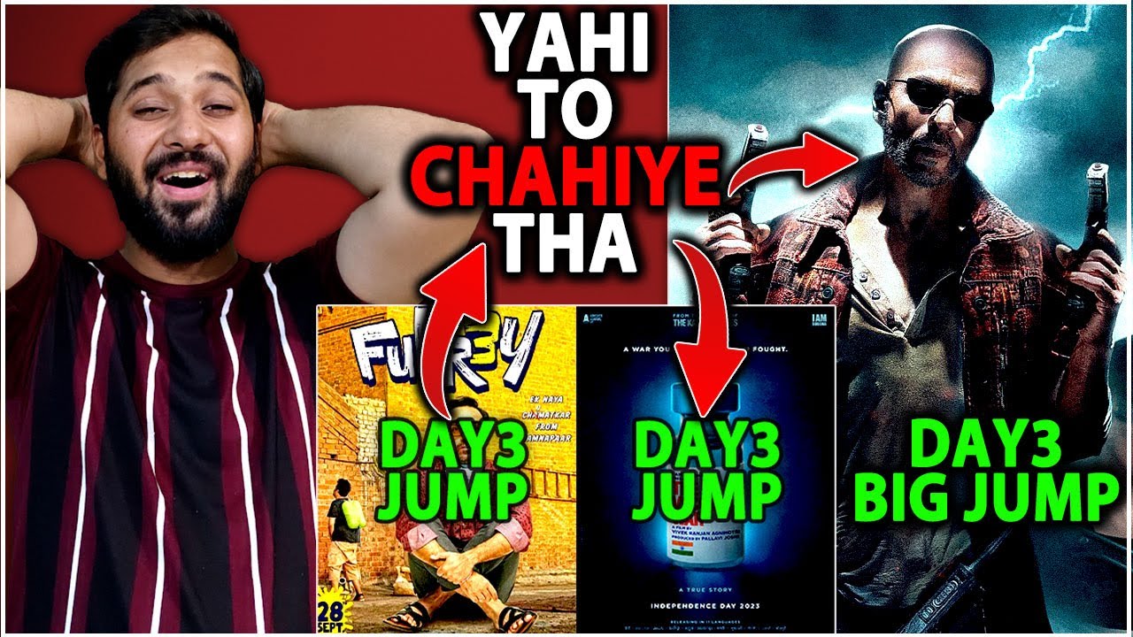 Jawan Day 24 Box Office Collection | Fukrey 3 & The Vaccine War Day 3 ...