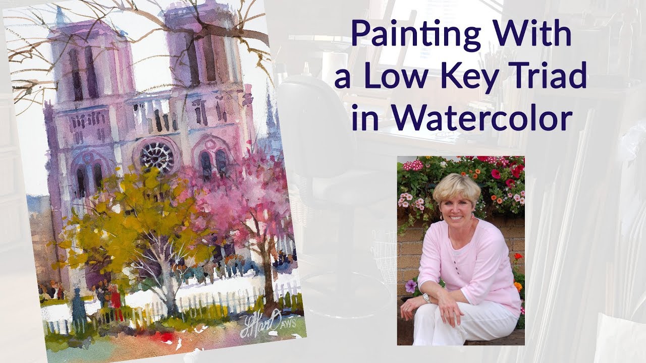 Painting With a Low Key Triad in Watercolor - YouTube