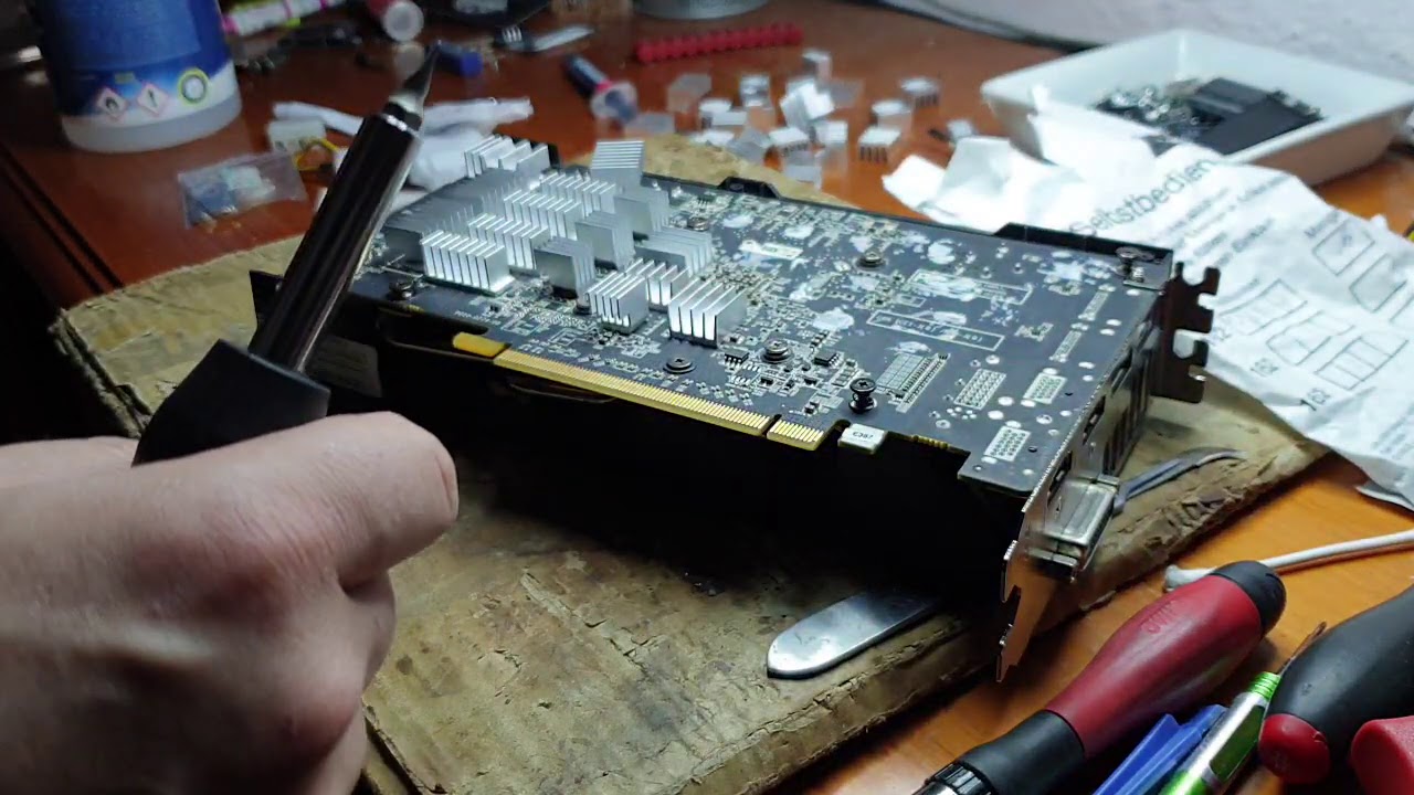 Part 2 How to remove heatsinks glued down with thermal adhesive ...