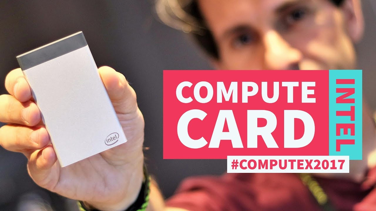 INTEL COMPUTE CARD è minuscola: come funziona dal VIVO - YouTube