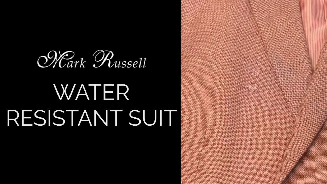 Water Resistant Suit | Mark Russell Clothing - YouTube