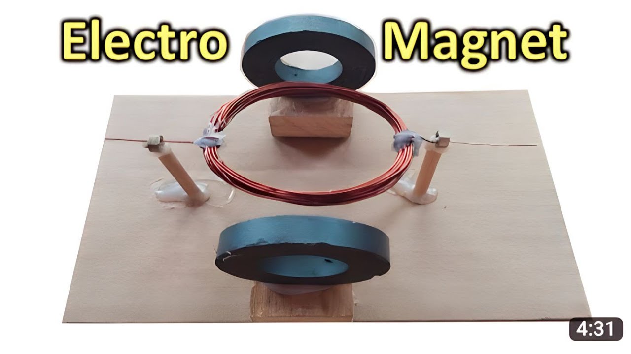 How Make To Electric magnet//From Copper wire//At Home - YouTube