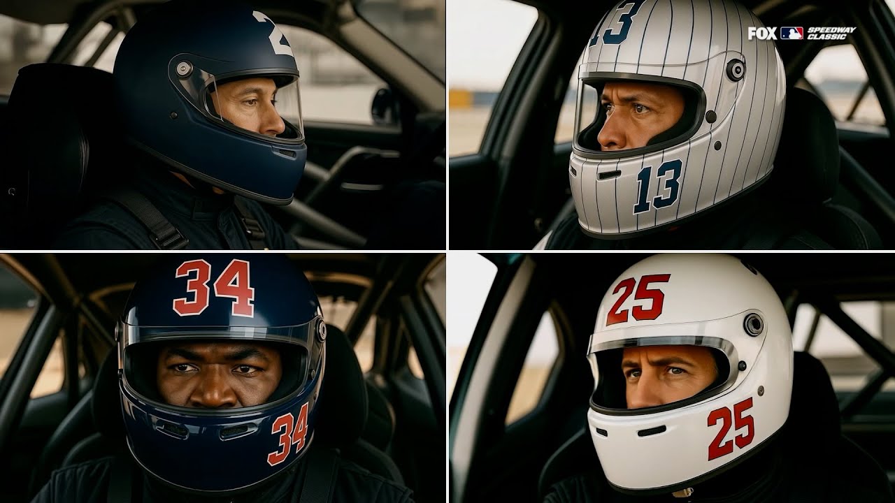David Ortiz, Derek Jeter, Alex Rodriguez and Kevin Burkhardt race at ...