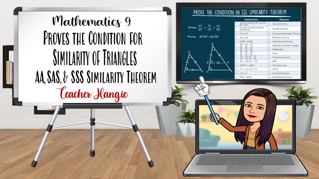 Proves the Condition for Similar of Triangles || AA, SAS, SSS ...