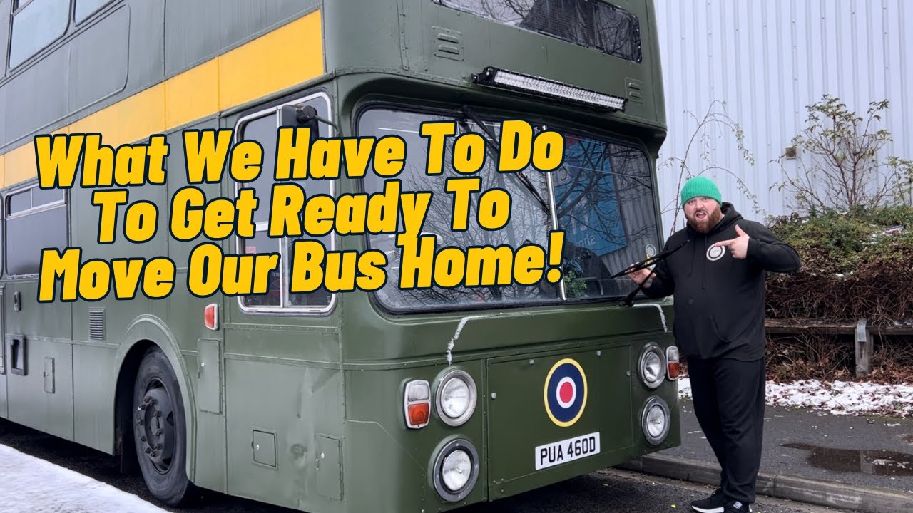 How Do We Move Our Bus Home?? BusLife In The UK - YouTube