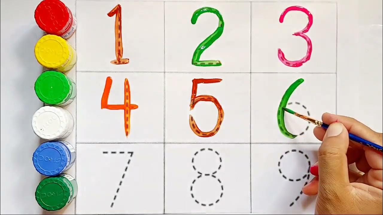 123go, Counting Numbers 1 to 10, Numbers learning for nursery kids,#kidssong #abcdsong # ...