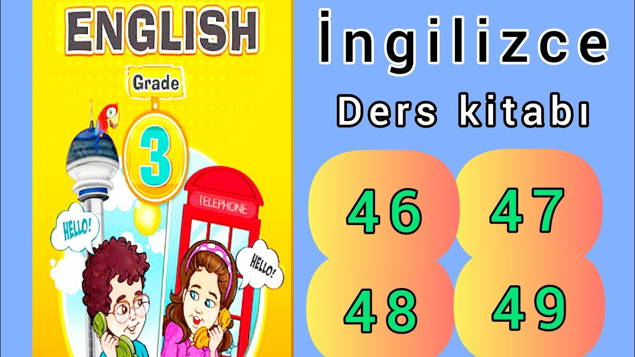 3. Sınıf İngilizce ders kitabı sayfa 46 47 48 49 / 3. Sınıf 3. Ünite ...