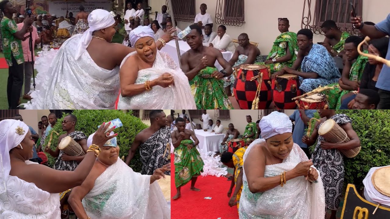 Queen mother of Ejisu with her dance moves at Asantehemaa’s 6years ...