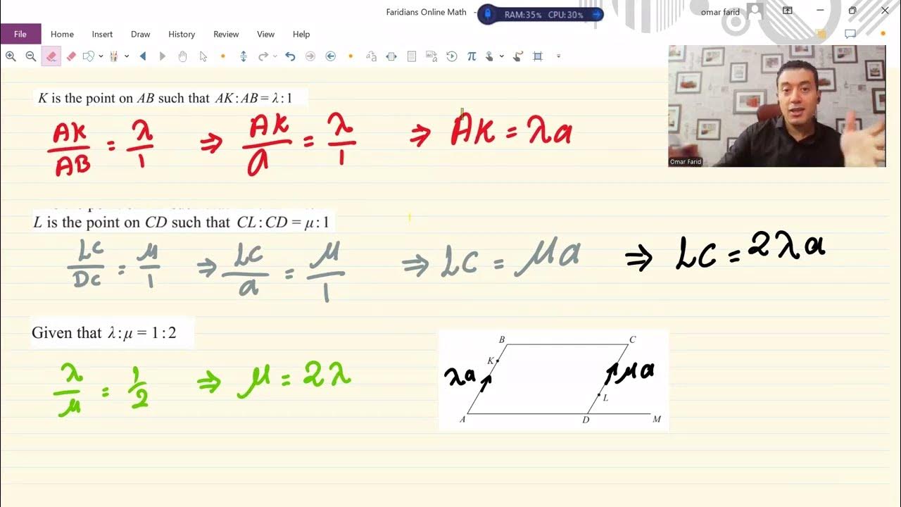 {Vector} IGCSE OL Edexcel Math 4MA1/2HR June 2022 Q#25 - YouTube