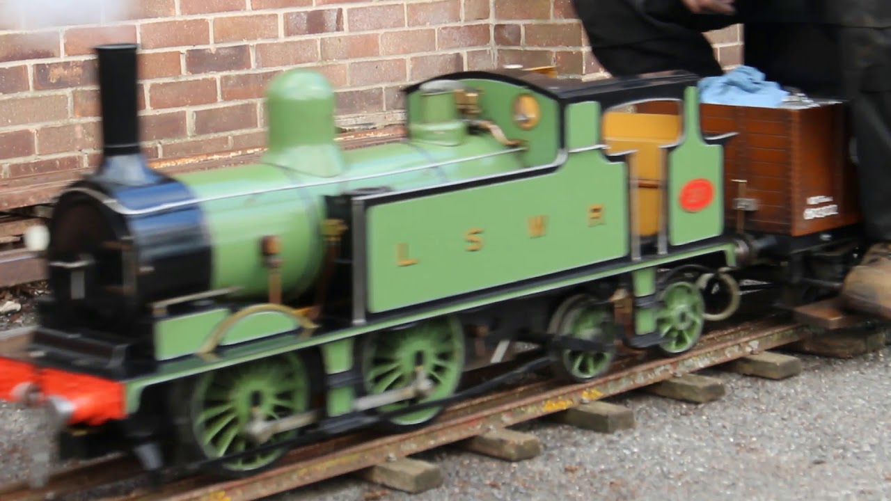 7 1/4 inch gauge LSWR O2 0-4-4T - YouTube