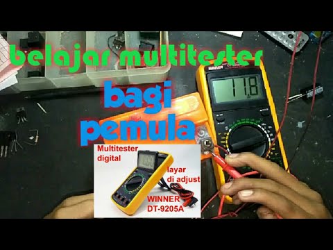 Cara menggunakan multitester digital dengan mudah&lengkap - YouTube