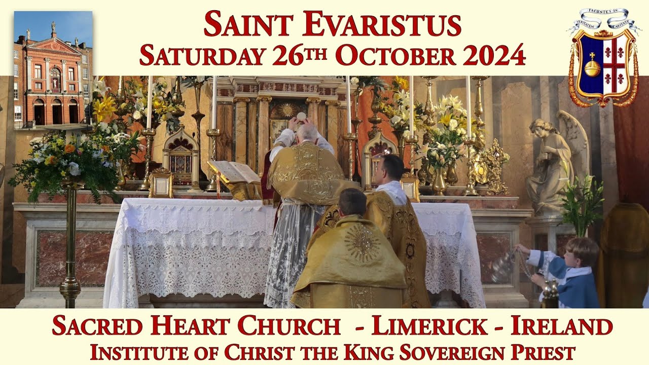 Saturday 26th October 2024: Saint Evaristus - YouTube