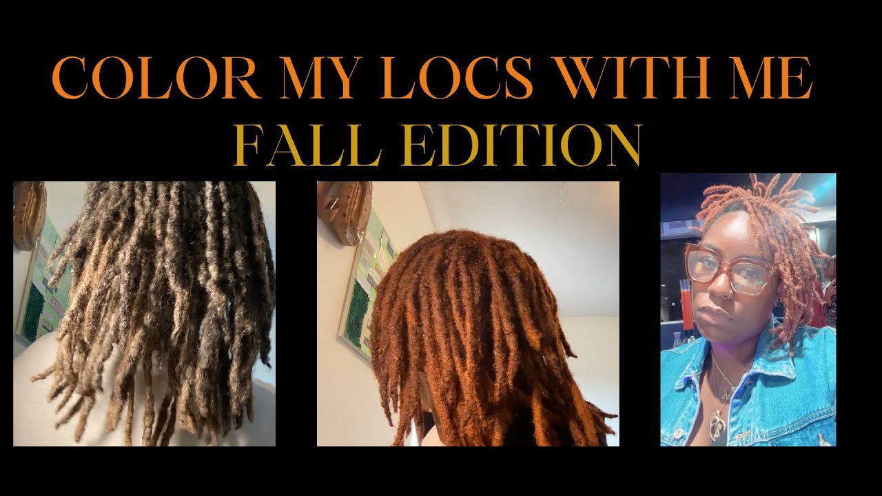 Color my locs with me! Cajun Spice & Paprika 🧡 - YouTube