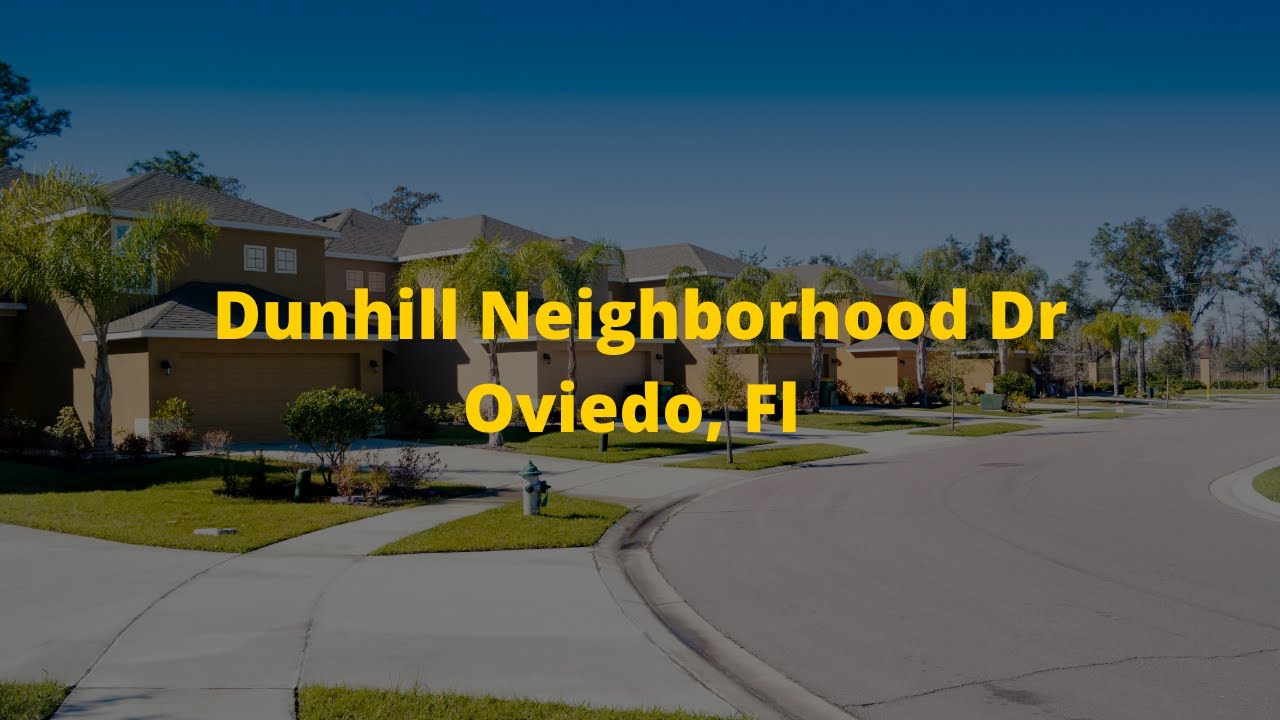 DunHill Neighborhood Drive in Oviedo - YouTube