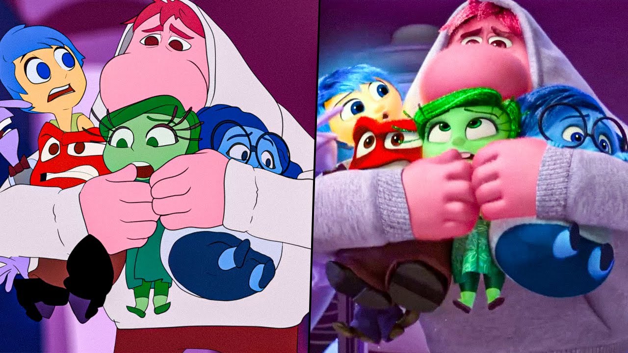 Inside Out 2 Original vs Anime (Inside Out Animation) - YouTube