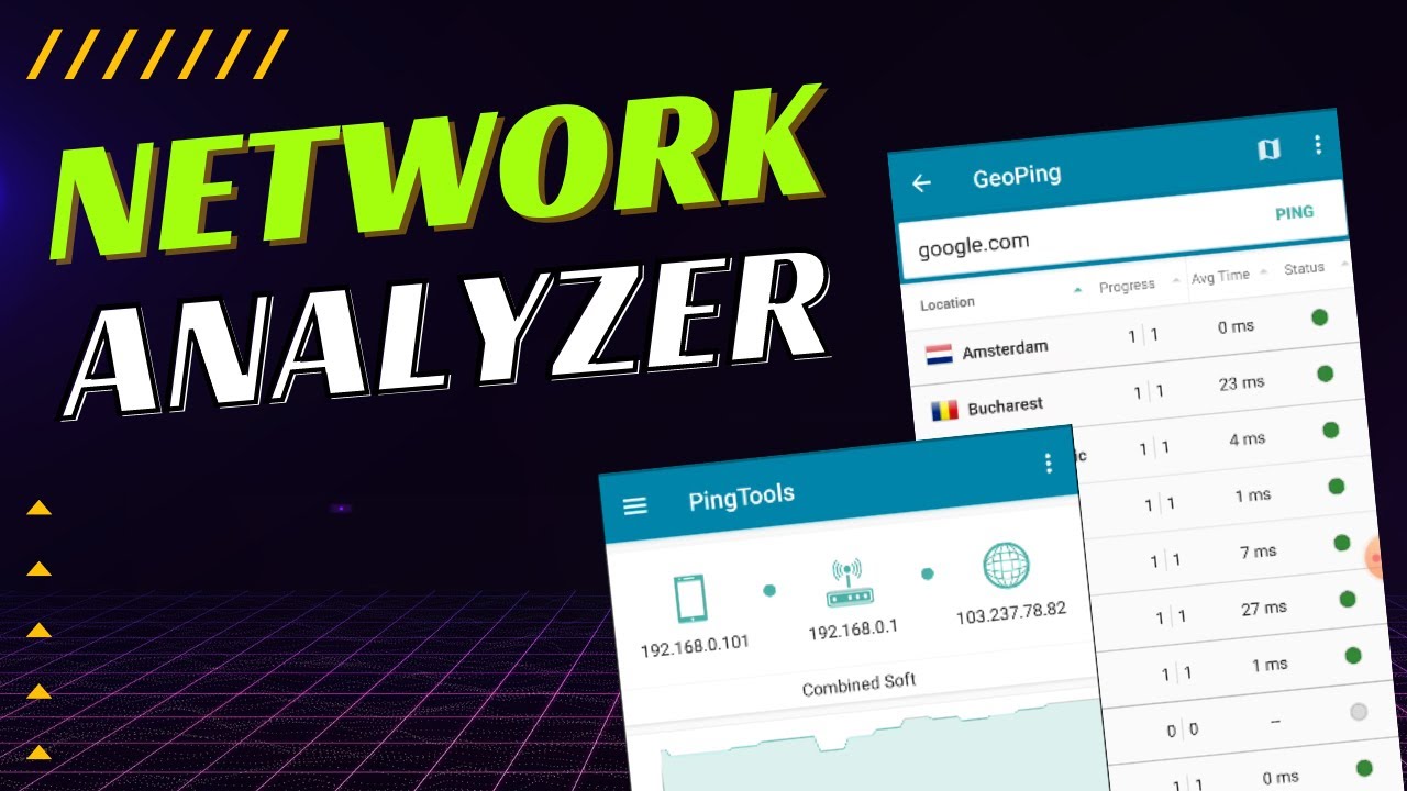 Best network analyzer app -Ping, Scan, Speed Test - YouTube