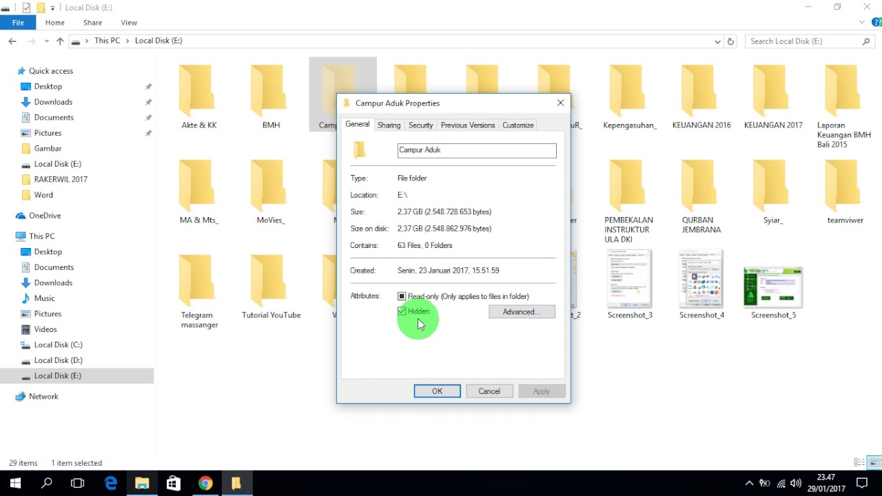 Menampilkan Hidden Folder YouTube menampilkan-hidden-folder-youtube