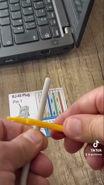 How to Fix a Broken Ethernet Cable and Crimp RJ45 Connector Best tutorial - YouTube