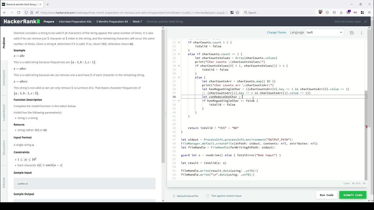 Solving HackerRank Challenges in Swift - YouTube