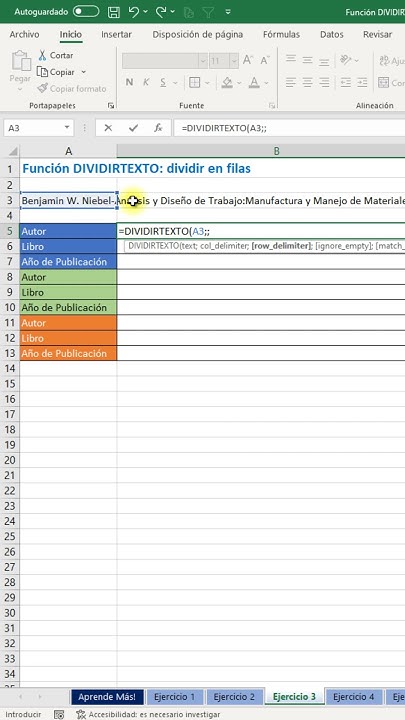 Dividir Texto en Filas en Excel #shorts - YouTube